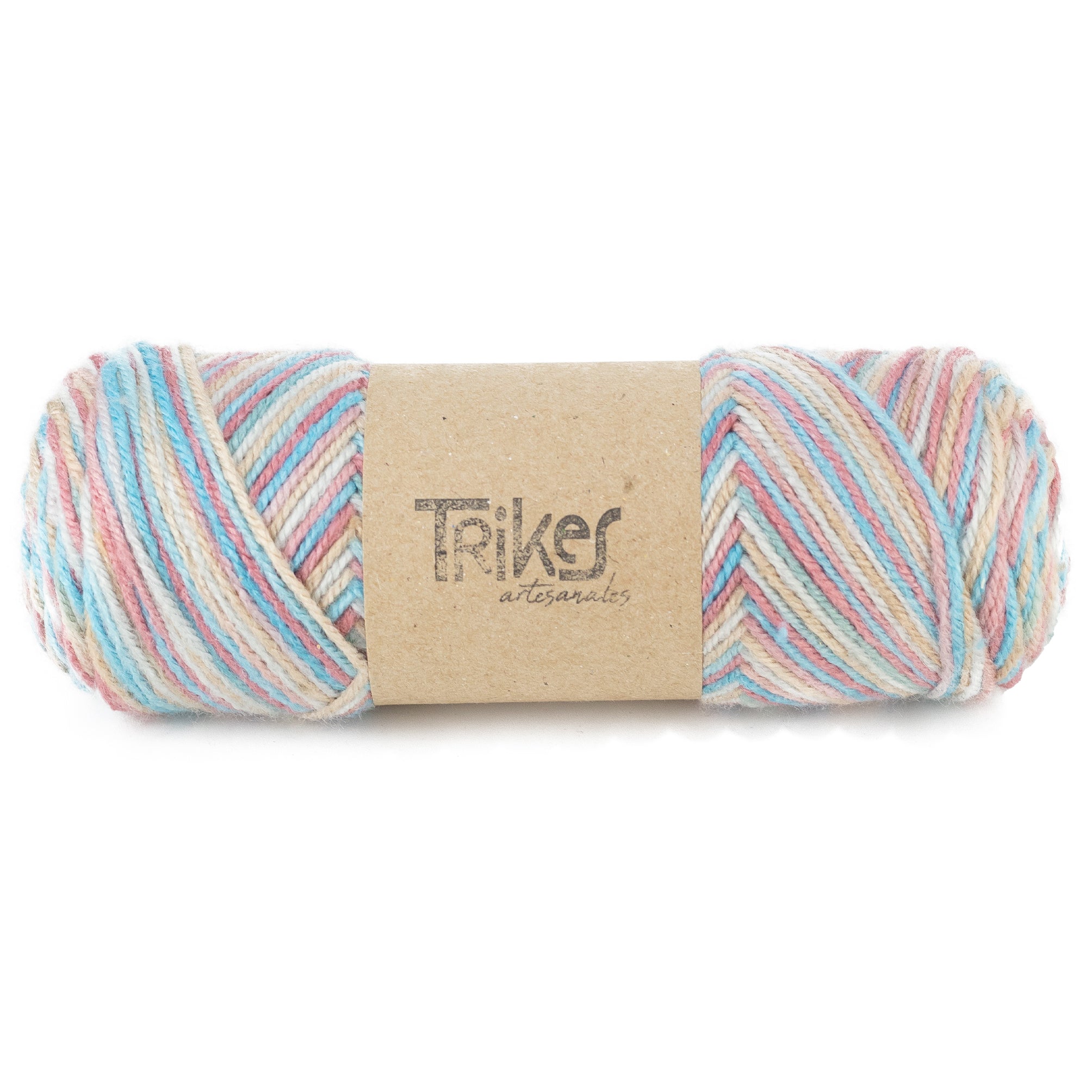 Estambre Acr. Arcoíris Rosa/Azul – Trikes Art