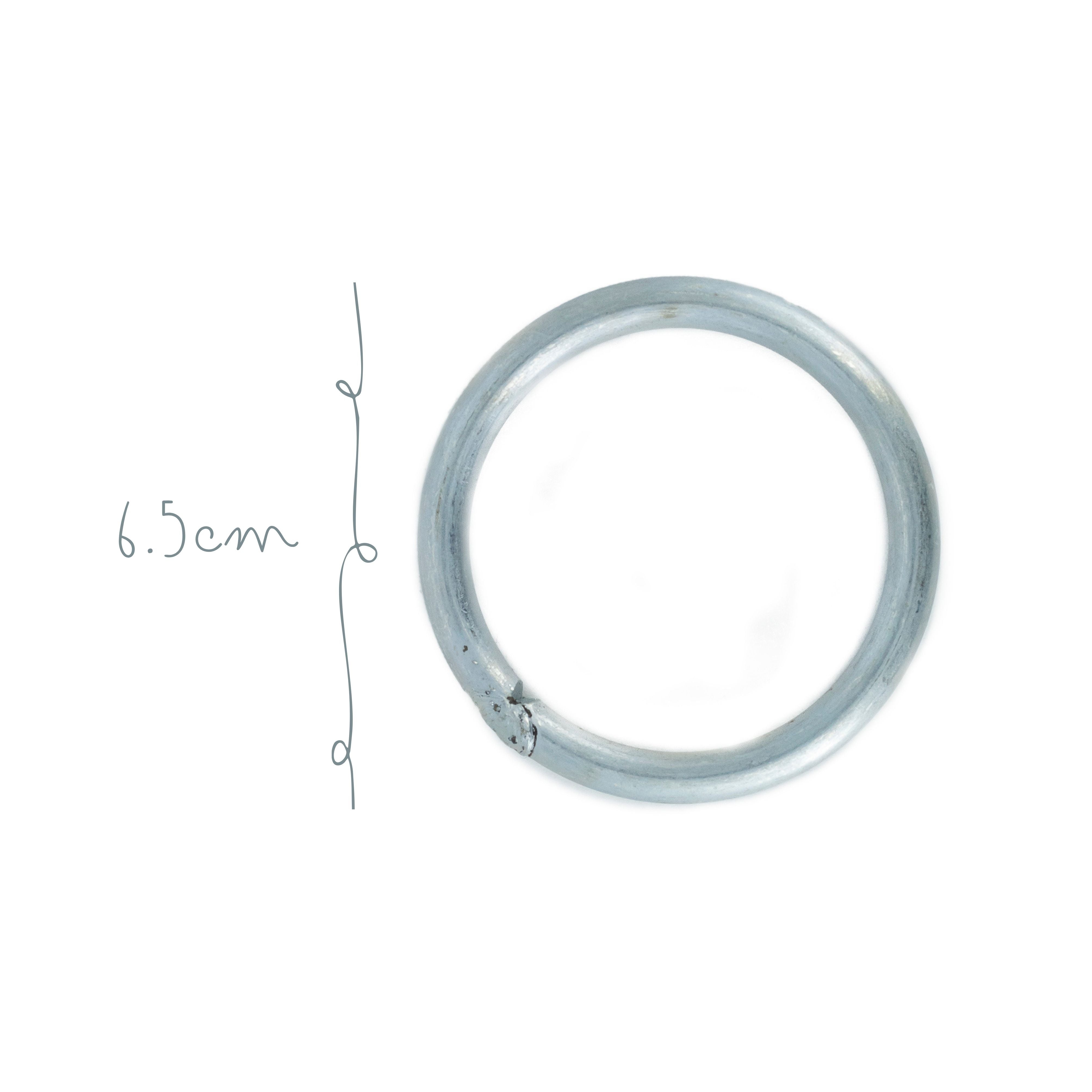 Argolla Metal 6.5cm Galvanizada – Trikes Art