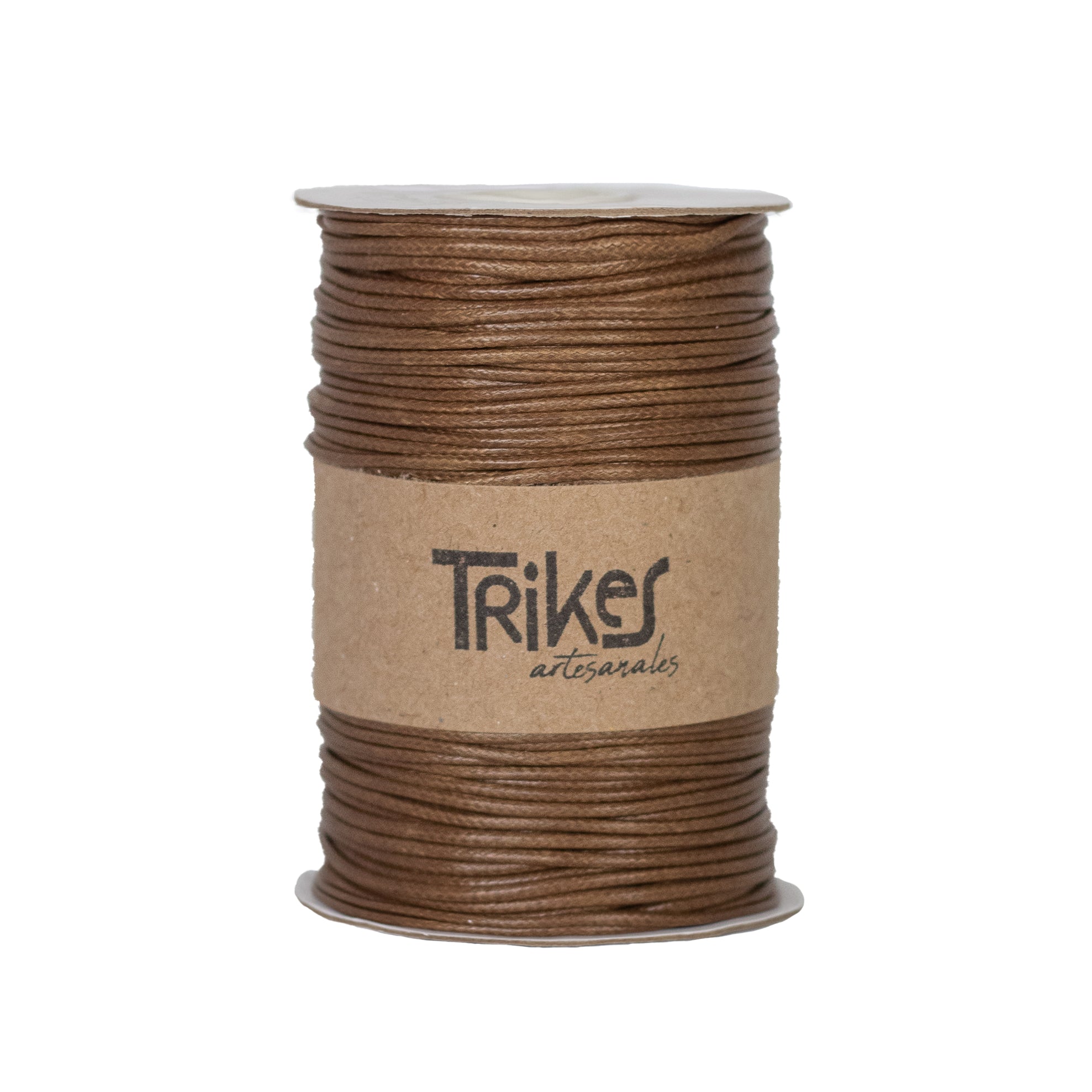 Cordon Encerado Fino 1.5mm Cafe – Trikes Art