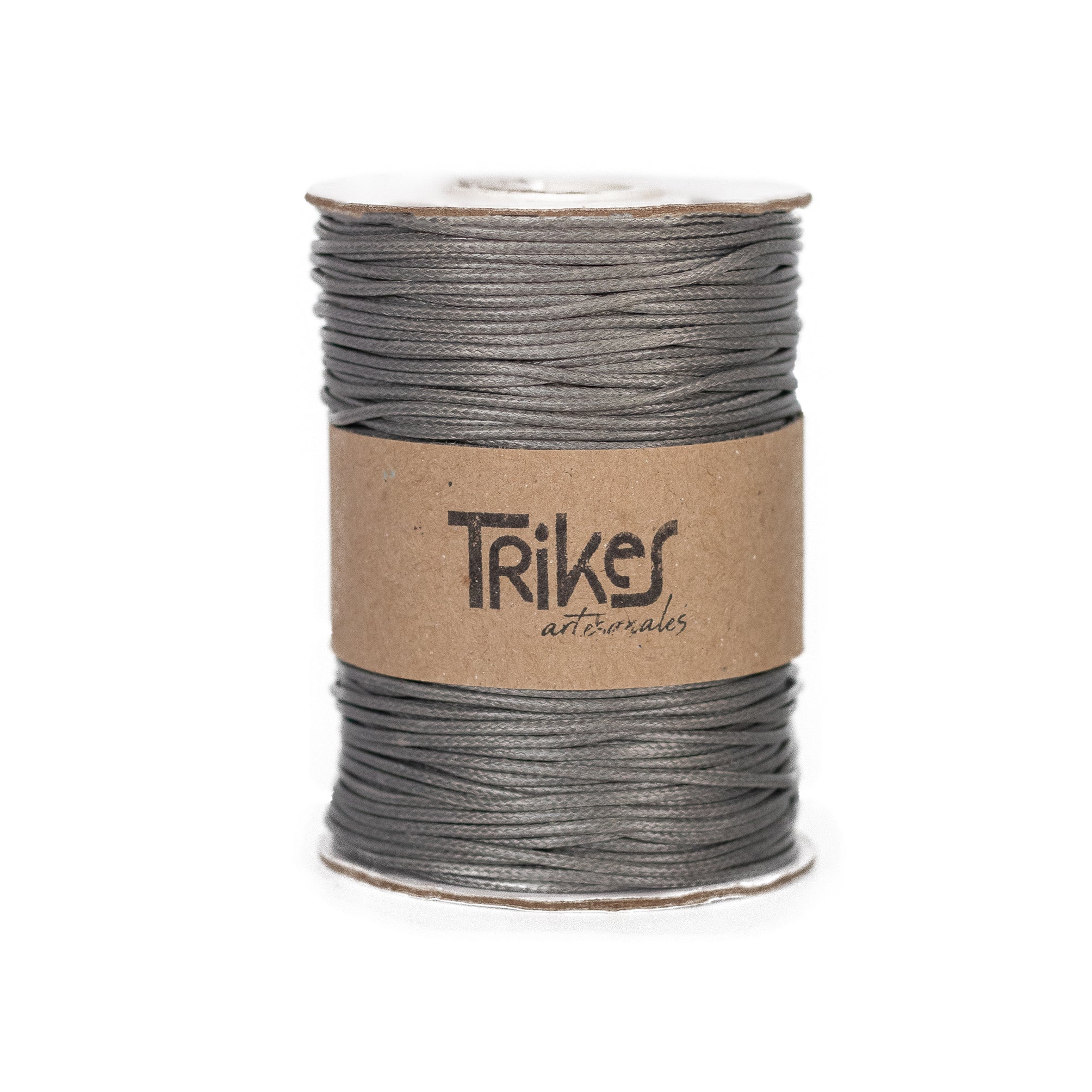 Cordon Encerado Fino 1.5mm Grafito – Trikes Art