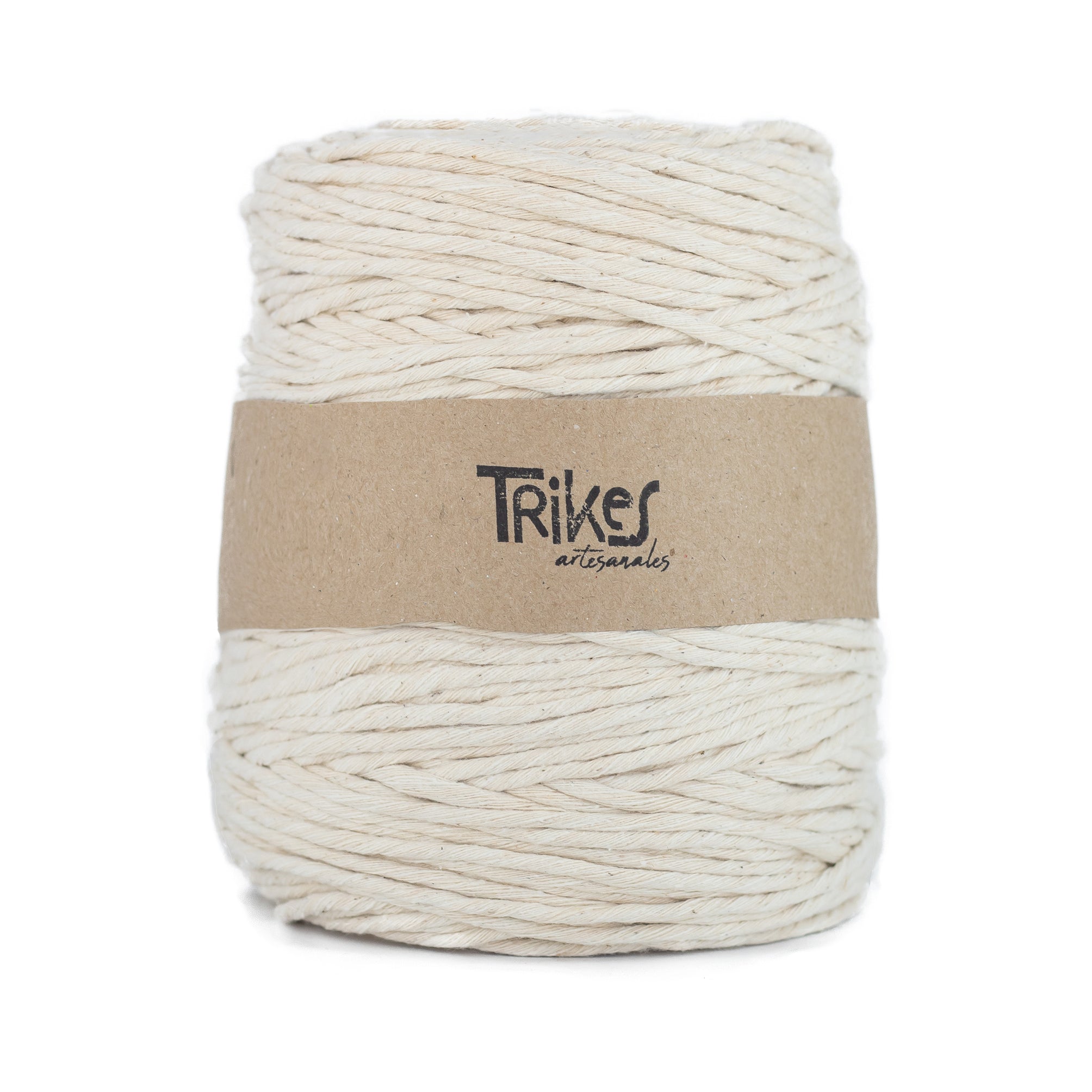 Hilaza Rustica 4mm Crudo – Trikes Art