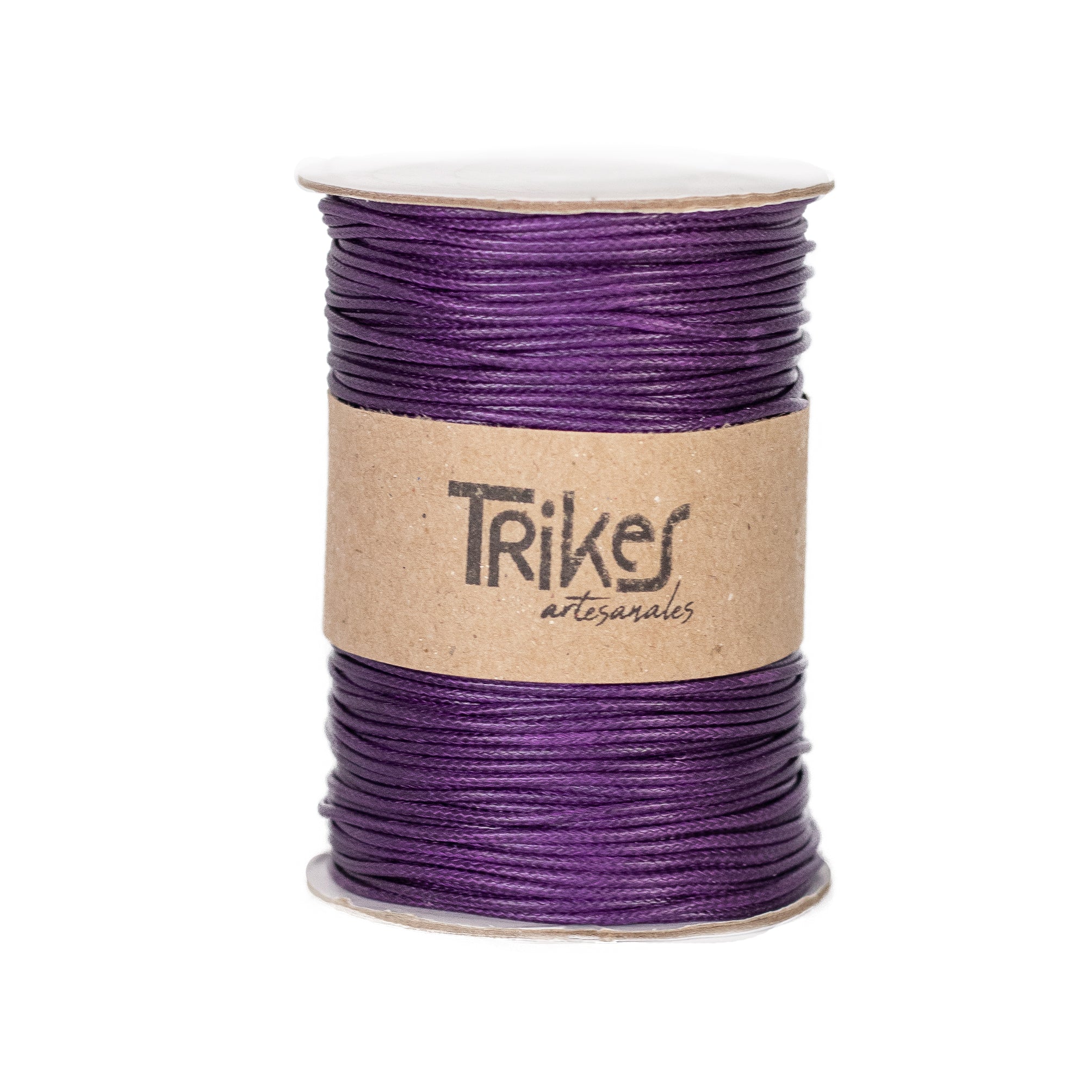 Cordon Encerado Fino 1.5mm Morado – Trikes Art